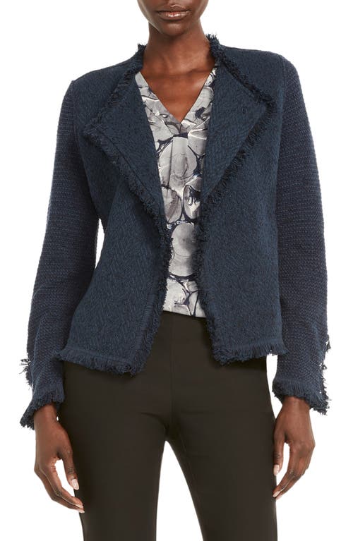 NIC+ZOE NIC+ZOE Fringe Mix Knit Jacket